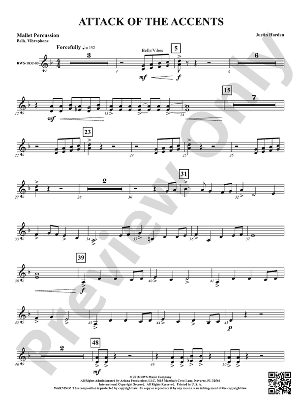 Attack of the Accents: 1st Mallet Percussion: 1st Mallet Percussion ...