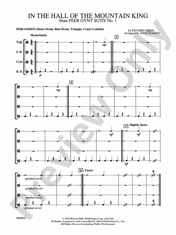 In the Hall of the Mountain King (from Peer Gynt Suite No. 1): 1st ...