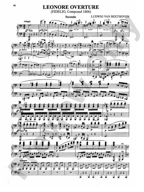 Beethoven: Overtures (Arranged): Leonore (Fidelio 1806) Part - Digital ...