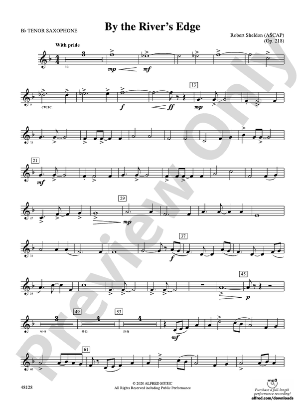 By the River's Edge: B-flat Tenor Saxophone: B-flat Tenor Saxophone ...