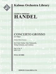 Concerto Grosso in A minor, Op. 6, No. 4, HWV 322: String Orchestra ...
