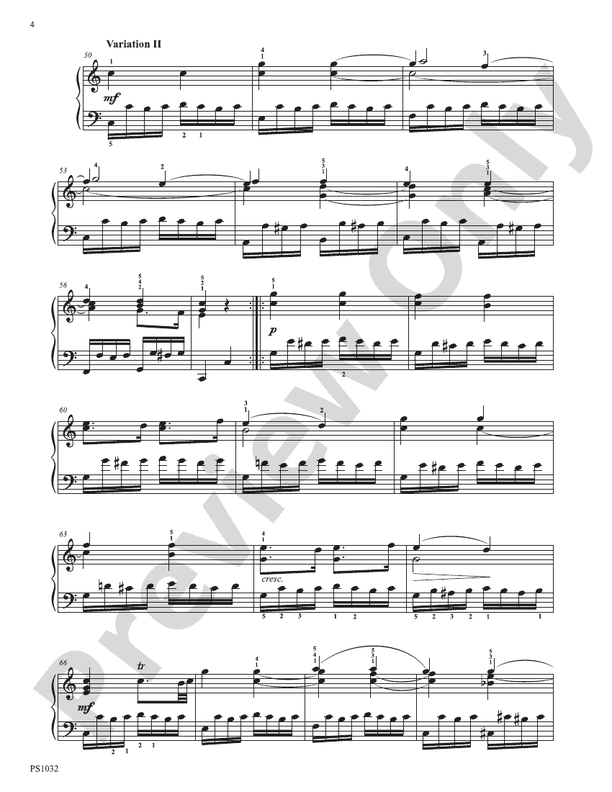 Twelve Variations on "Ah, vous dirai-je, Maman": Piano: Wolfgang ...