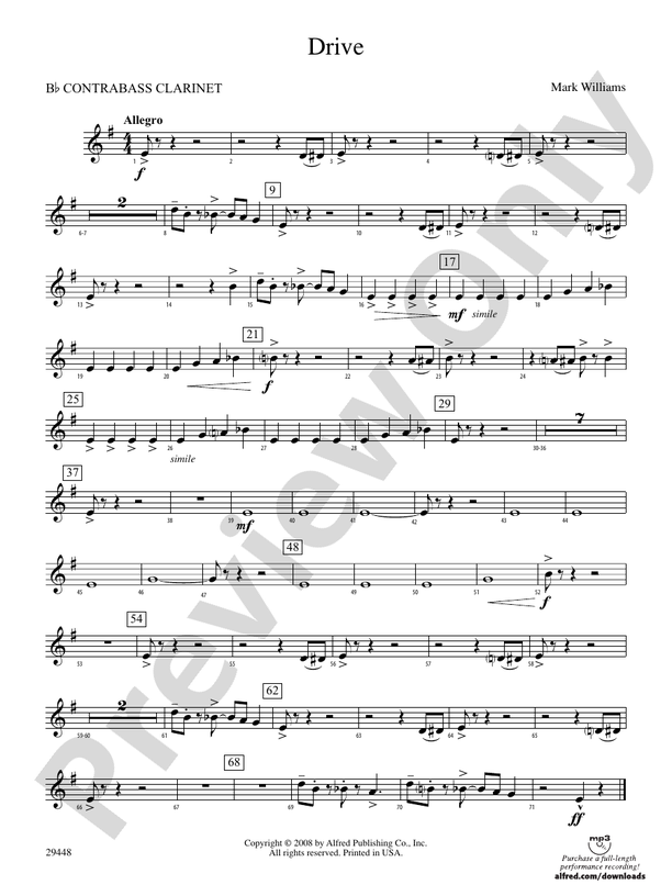 Drive: (wp) B-flat Contrabass Clarinet: (wp) B-flat Contrabass Clarinet World Part - Digital ...