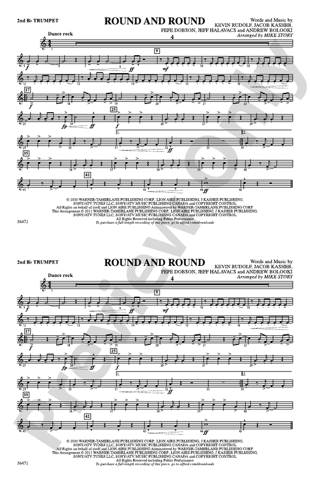 Round and Round: 2nd B-flat Trumpet: 2nd B-flat Trumpet Part - Digital ...