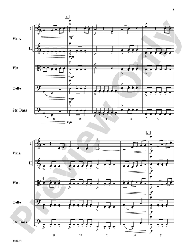 Iroquois Journey: Score: String Orchestra Score - Digital Sheet Music ...