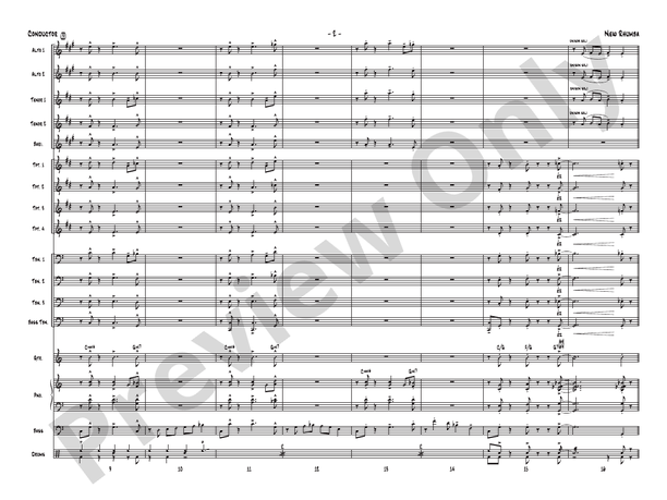 New Rhumba: Score: Jazz Ensemble Score - Digital Sheet Music Download