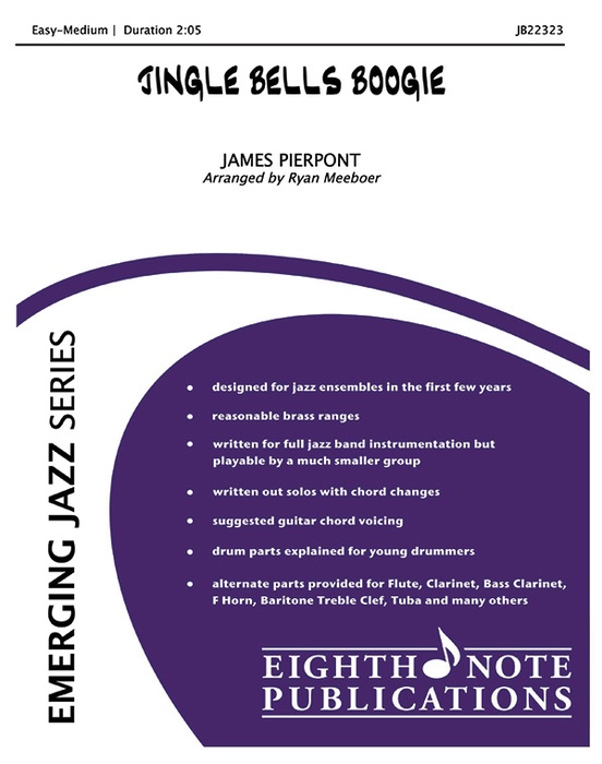 Jingle Bells Boogie: Jazz Ensemble Conductor Score & Parts: James ...