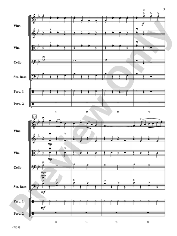Sleigh Ride: String Orchestra Conductor Score & Parts: Leroy Anderson ...