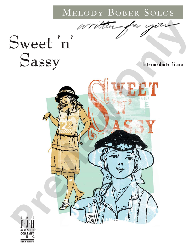 Sweet 'n' Sassy: Piano: Melody Bober - Digital Sheet Music Download