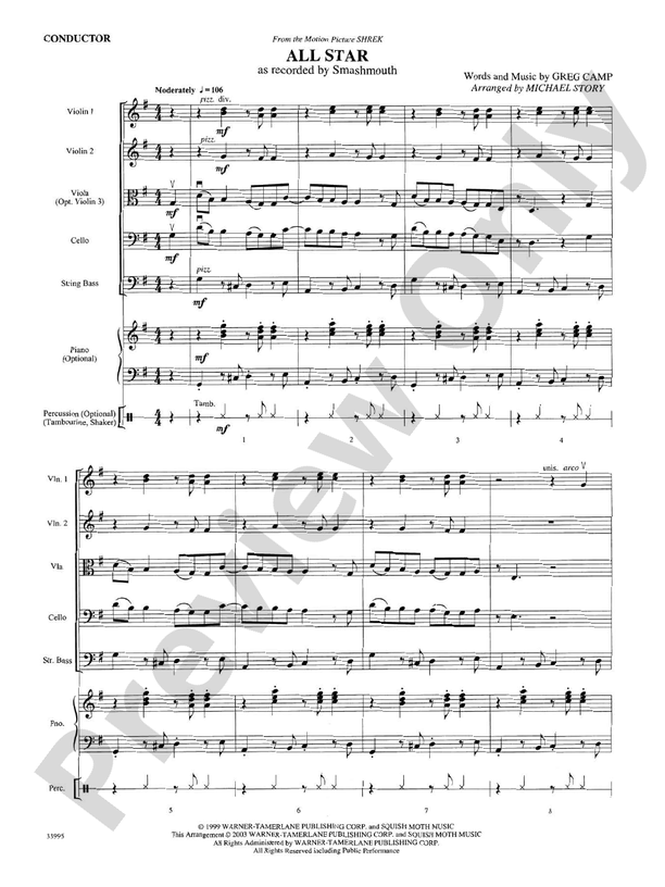 Great Movie Themes: Score: String Orchestra Score - Digital Sheet Music ...