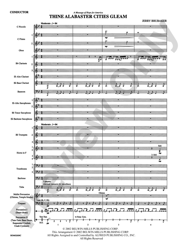 Thine Alabaster Cities Gleam (A Message of Hope for America): Concert ...