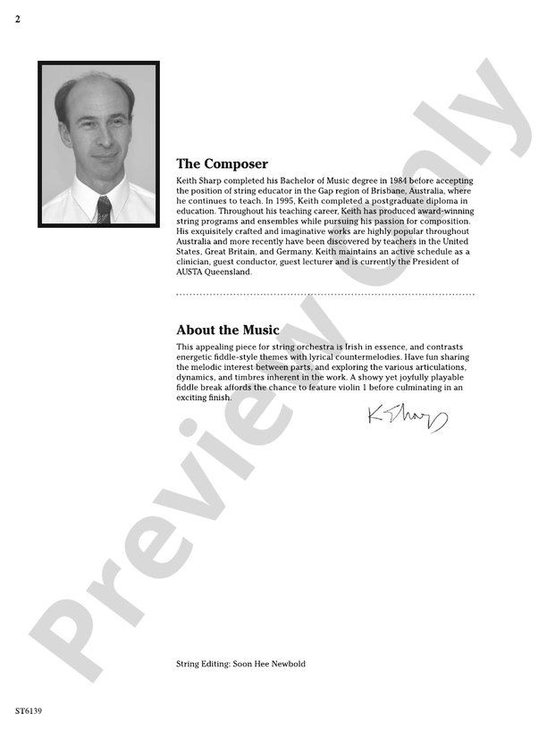 Fiddle O'Finnigan: Score: String Orchestra Score: Keith Sharp - Digital ...