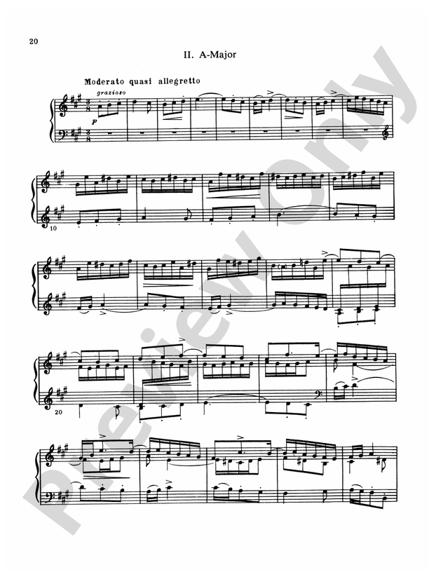 Rimsky-Korsakov: Piano Solos, Volume I: Three-voiced fugue, A Major ...