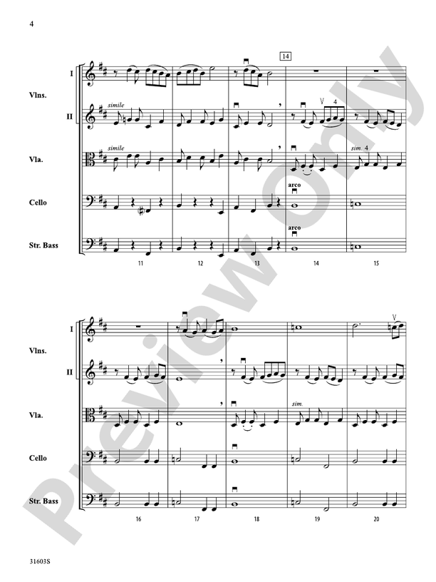 Two Folk Dances: Score: String Orchestra Score - Digital Sheet Music Download