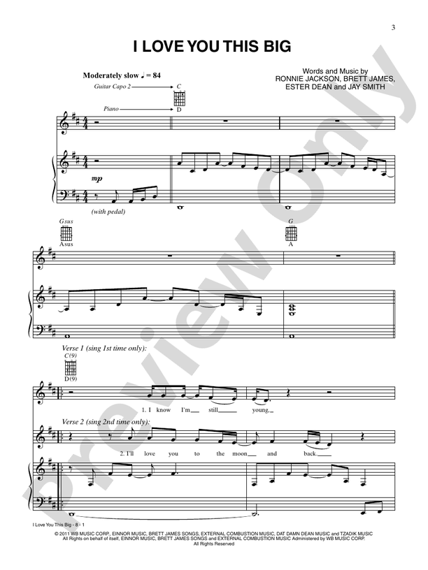 I Love You This Big: Piano/Vocal/Guitar: Scotty McCreery - Digital ...