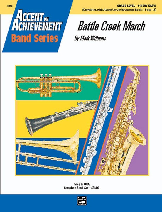 Battle Creek March: E-flat Alto Clarinet: E-flat Alto Clarinet Part ...