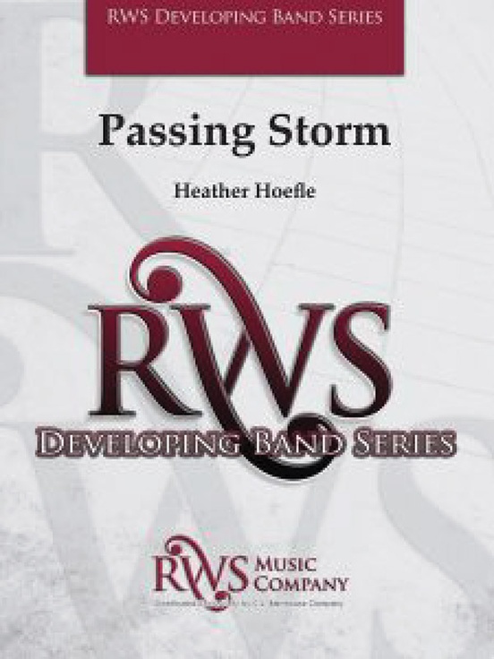 Passing Storm: Concert Band Oversized Conductor Score: Heather Hoefle ...