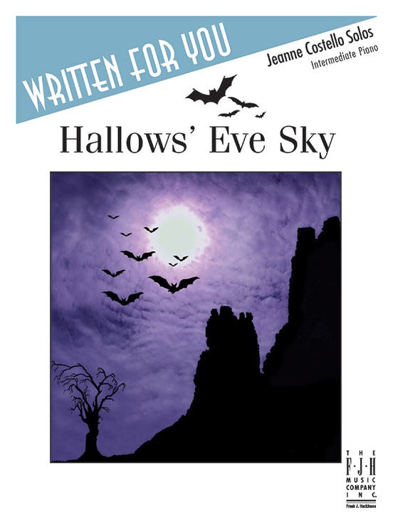 Hallow's Eve Sky: Intermediate Piano Sheet: Jeanne Costello | Sheet Music