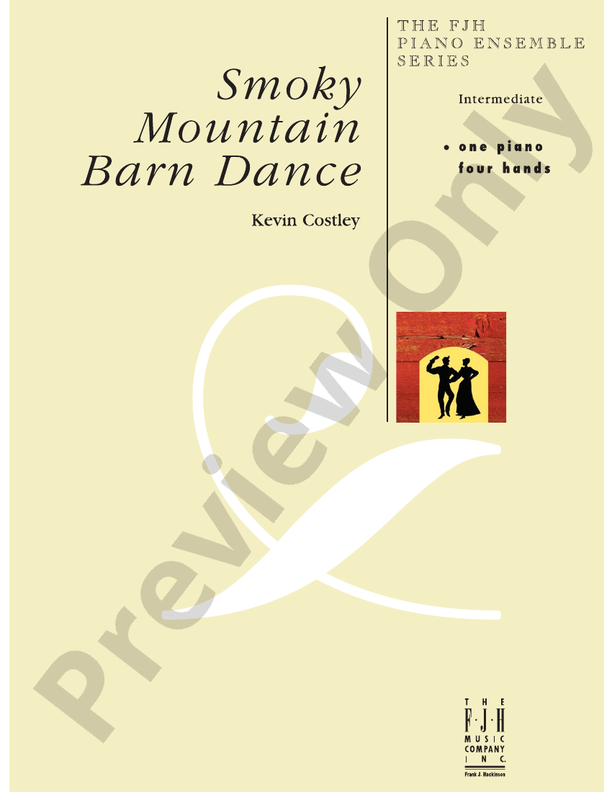 Smoky Mountain Barn Dance: Piano: Kevin Costley - Digital Sheet Music Download