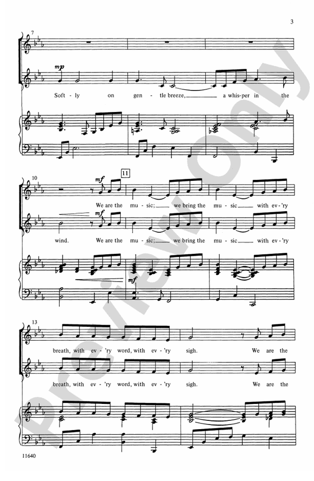 We Are the Music: 2-Part Choral Octavo: Carl Strommen - Digital Sheet ...