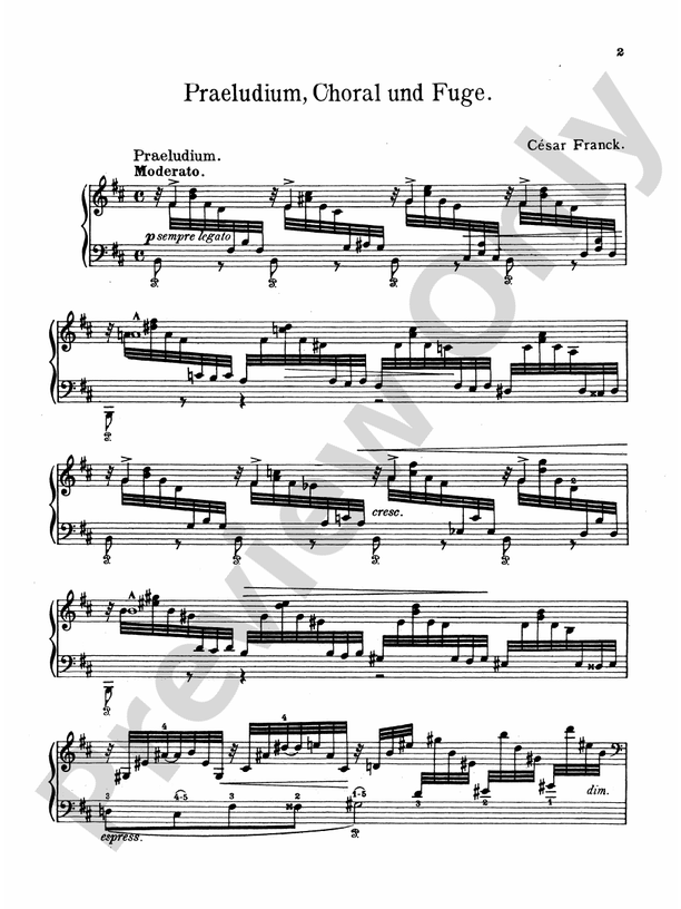 Field: Prelude, Chorale and Fugue: Piano: John Field - Digital Sheet ...