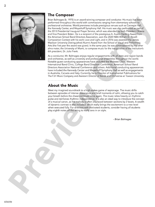 Double Agent: Score: String Orchestra Score: Brian Balmages - Digital ...
