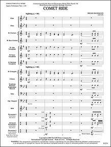 Comet Ride: Concert Band Conductor Score: Brian Balmages | Sheet Music