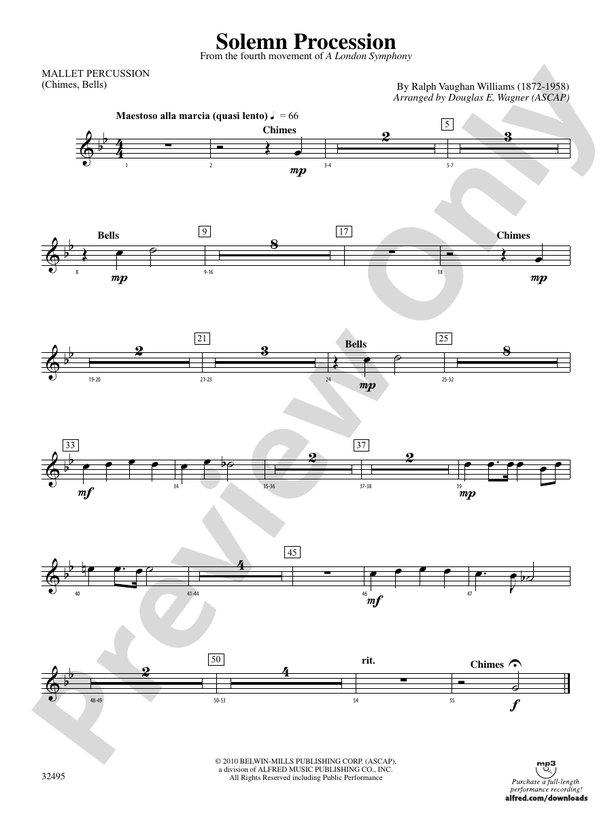 Solemn Procession: Mallets: Mallets Part - Digital Sheet Music Download