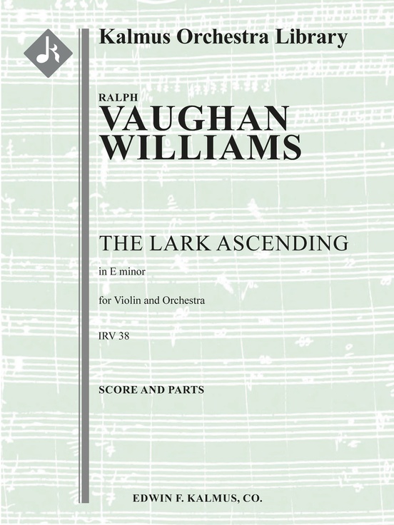 The Lark Ascending for Violin and Orchestra: Full Orchestra, Solo ...