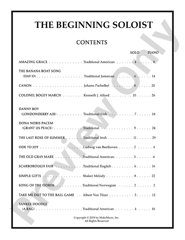 The Beginning Mallet Soloist: Mallet Instrument - Digital Sheet Music ...