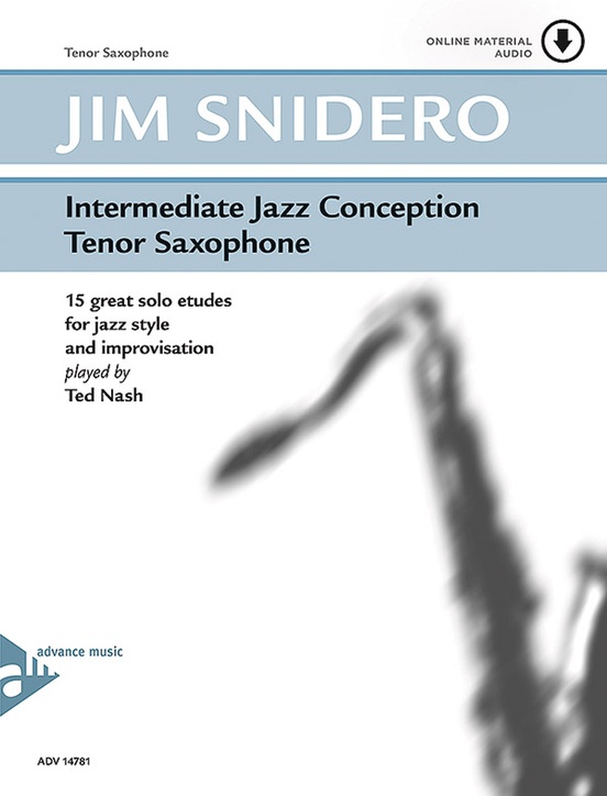 Intermediate Jazz Conception Tenor Saxophone: Saxophone Book & Online ...