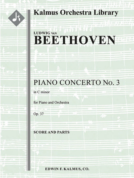 Concerto for Piano No. 3 in C minor, Op. 37: Full Orchestra, Solo Keyboard with Ensemble ...