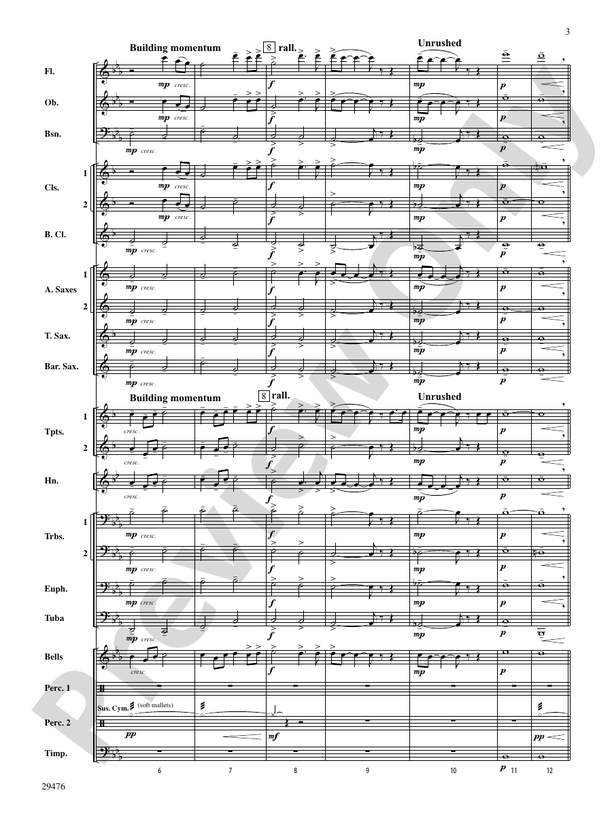 A Hero's Return: Score: Concert Band Score - Digital Sheet Music Download