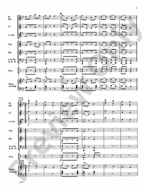 Can-Can: Score: Concert Band Score - Digital Sheet Music Download