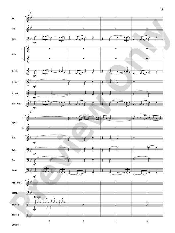 At Last: Score: Concert Band Score - Digital Sheet Music Download