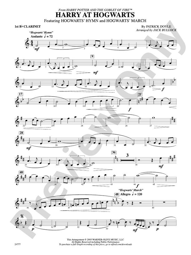 Harry at Hogwarts (from Harry Potter and the Goblet of Fire): 1st B ...