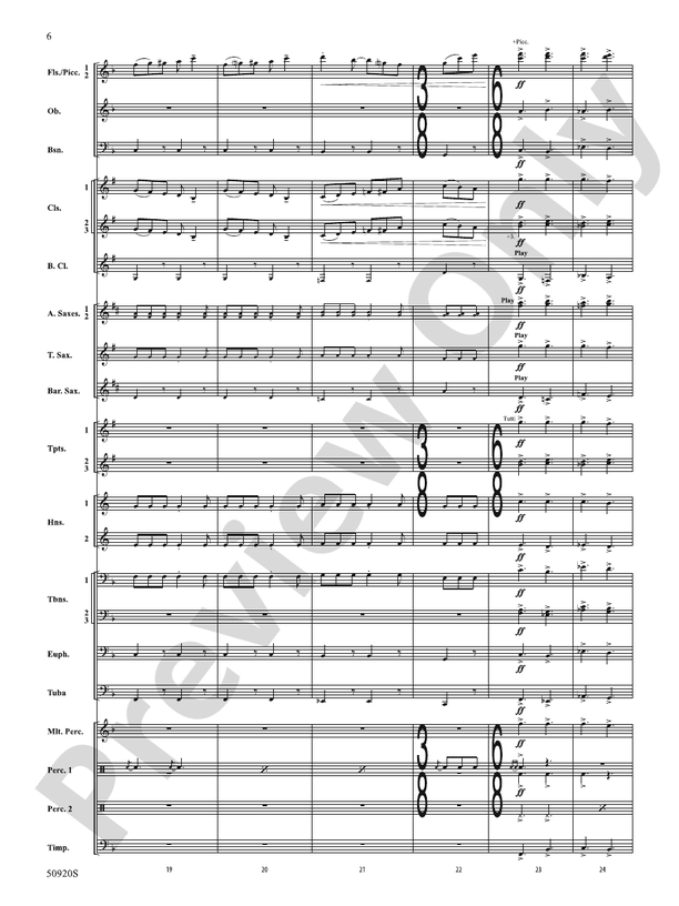 Rondo: Concert Band Conductor Score & Parts: Robert E. Jager - Digital ...