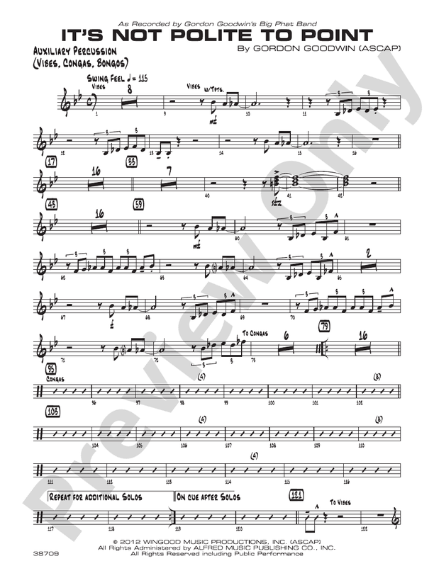 It's Not Polite to Point: Auxiliary Percussion: Auxiliary Percussion ...