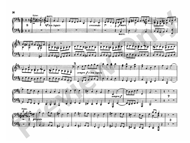 Bach: Suites (Arr. Max Reger): 2. Suite in B Minor Part - Digital Sheet ...