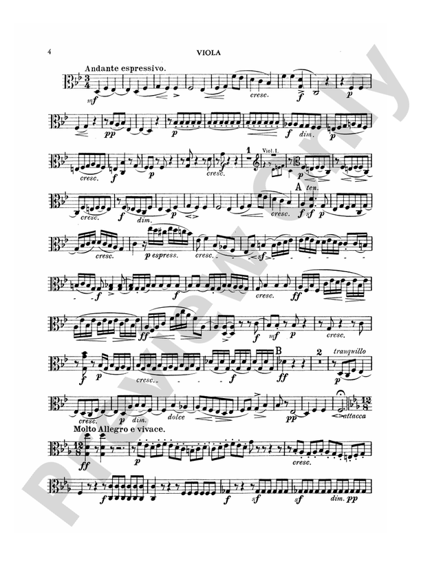 String Quartets, Op. 12; Op. 44, Nos. 1, 2 & 3: Viola: Viola Part - Digital Sheet Music Download