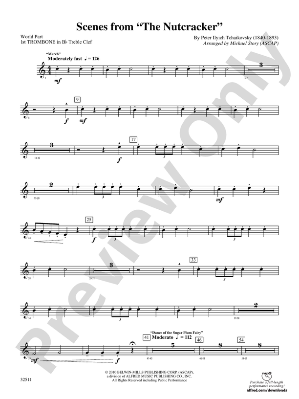 Scenes from The Nutcracker: (wp) 1st B-flat Trombone T.C.: (wp) 1st B ...