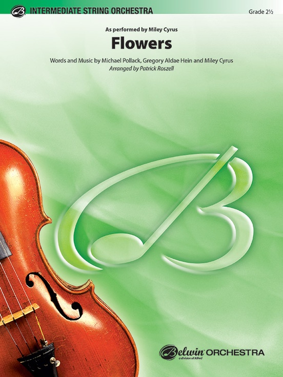Flowers: String Bass: String Bass Part - Digital Sheet Music Download