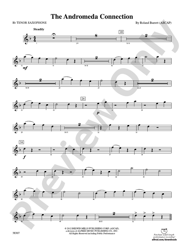 The Andromeda Connection B Flat Tenor Saxophone B Flat Tenor