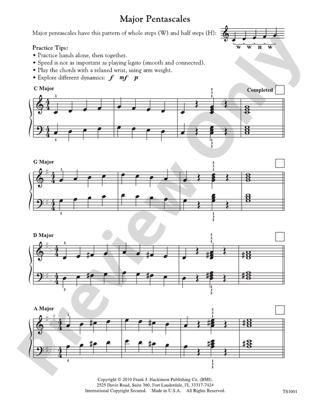 Major Pentascales and Cross-Hand Arpeggios: Piano: Edwin McLean ...