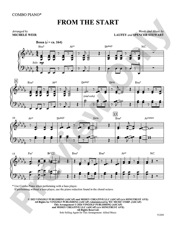 From the Start: Piano Accompaniment: Piano Accompaniment Part - Digital ...