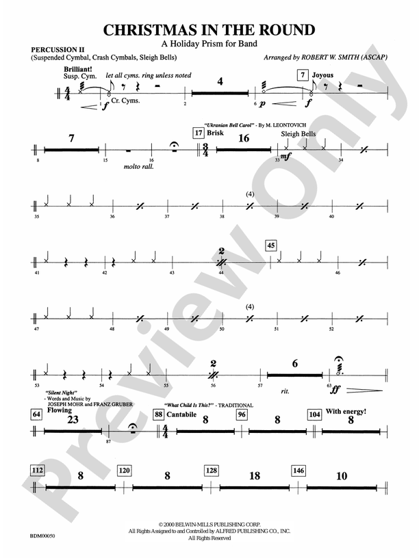 Christmas in the Round: 2nd Percussion: 2nd Percussion Part - Digital ...