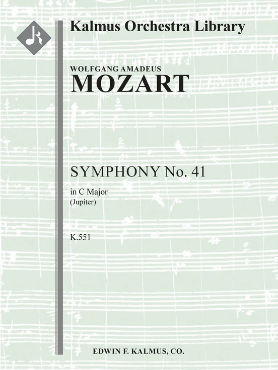 Symphony No. 41 in C, K. 551 'Jupiter Symphony': Full Orchestra ...