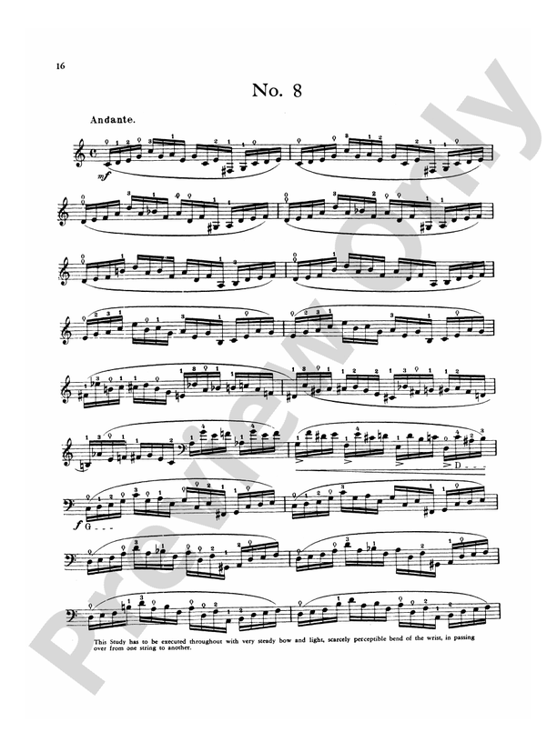 Popper: High School of Cello Playing, Op. 73 (40 Etudes): Etude No. 8 ...