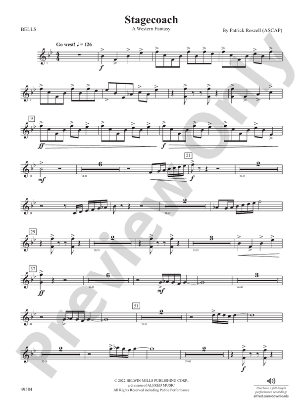 Stagecoach: Mallets: Mallets Part - Digital Sheet Music Download