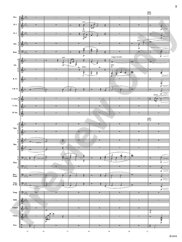 Grace: Score: Concert Band Score: Brian Balmages - Digital Sheet Music ...